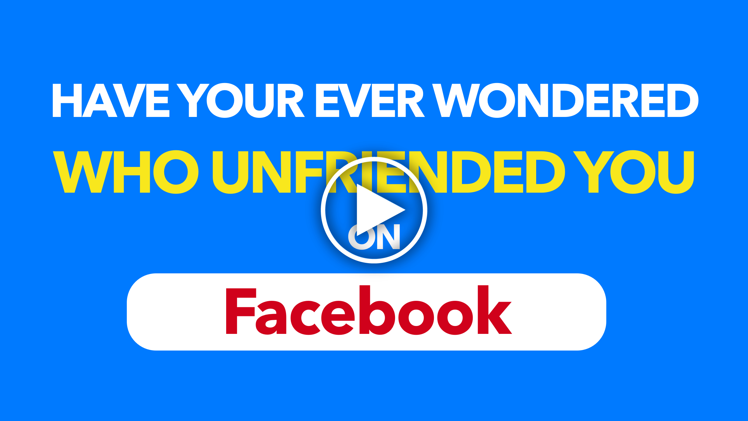 Still Friends - Who Unfriended Me on Facebook